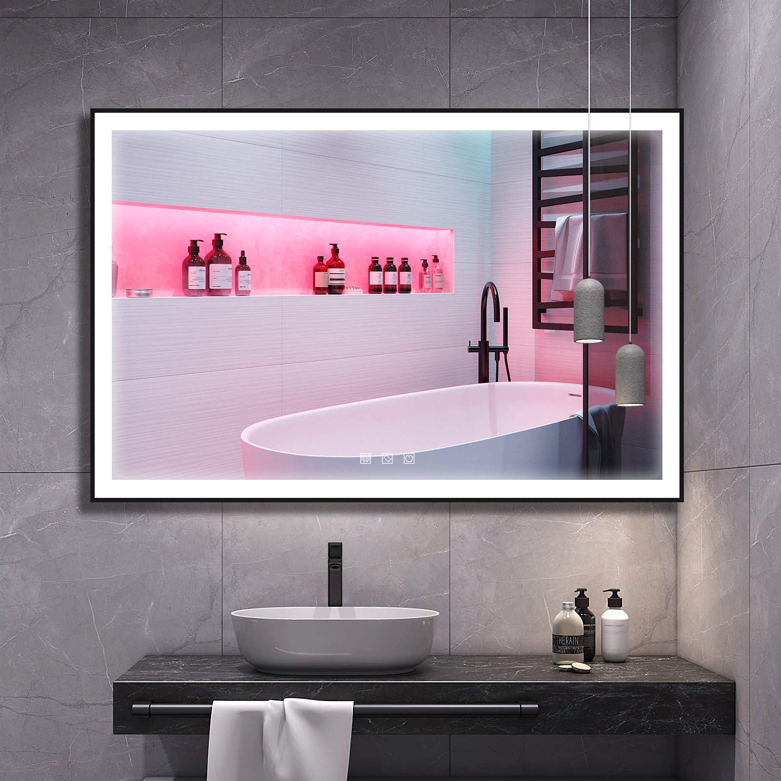 Led Framed mirror – Kiva Rhyme